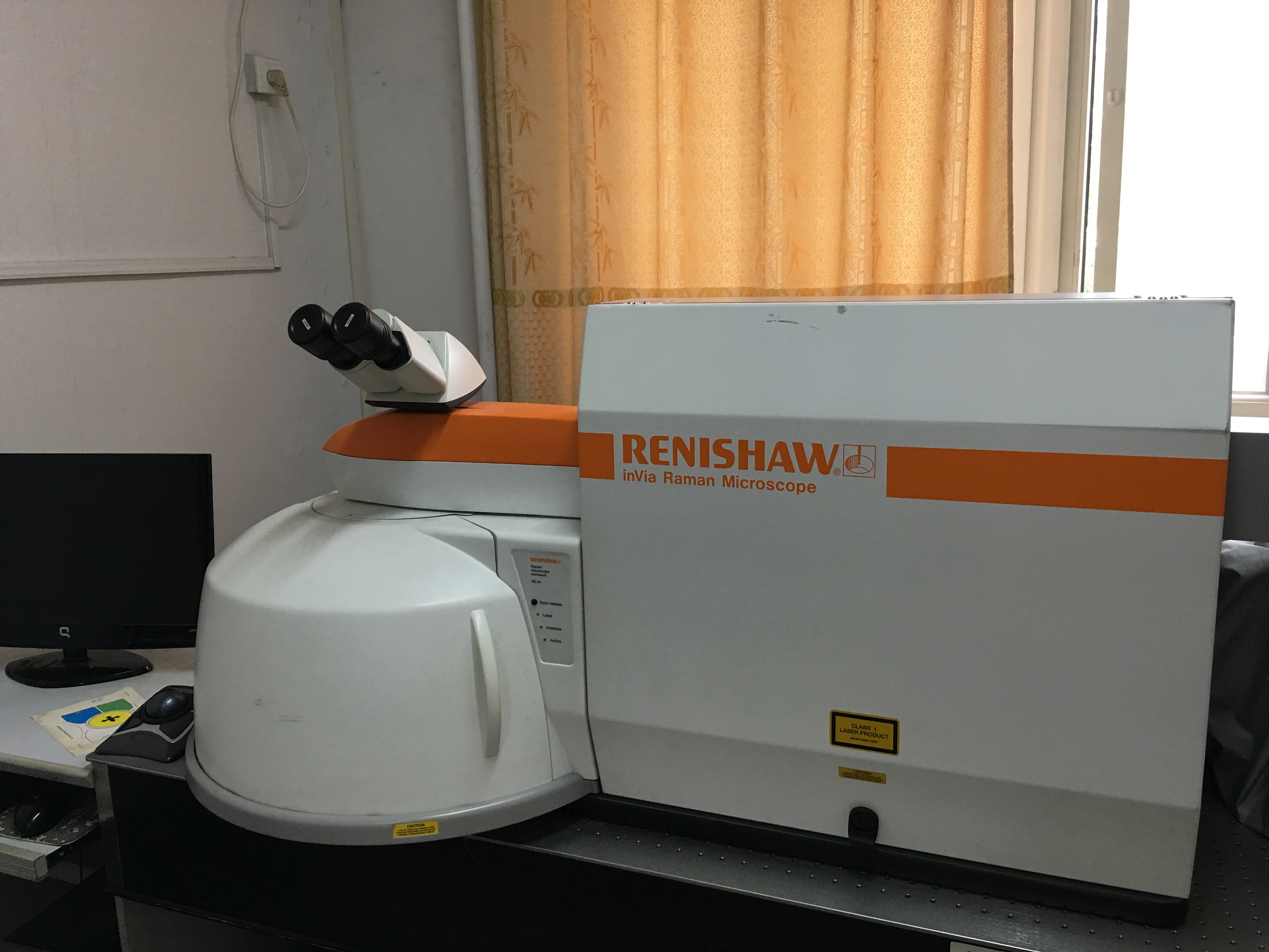 激光显微拉曼光谱仪 inVia-分析测试中心-青岛科技大学